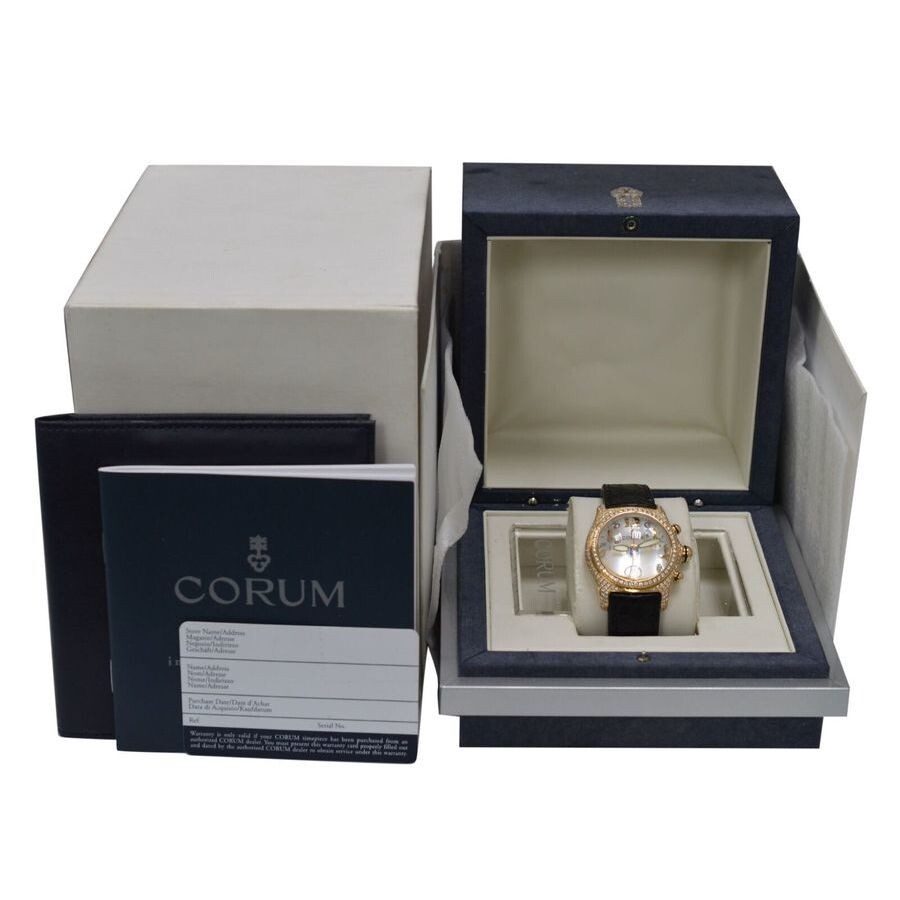 Corum Pre-owned Corum Bubble Chronograph Quartz Diamond White Dial ...