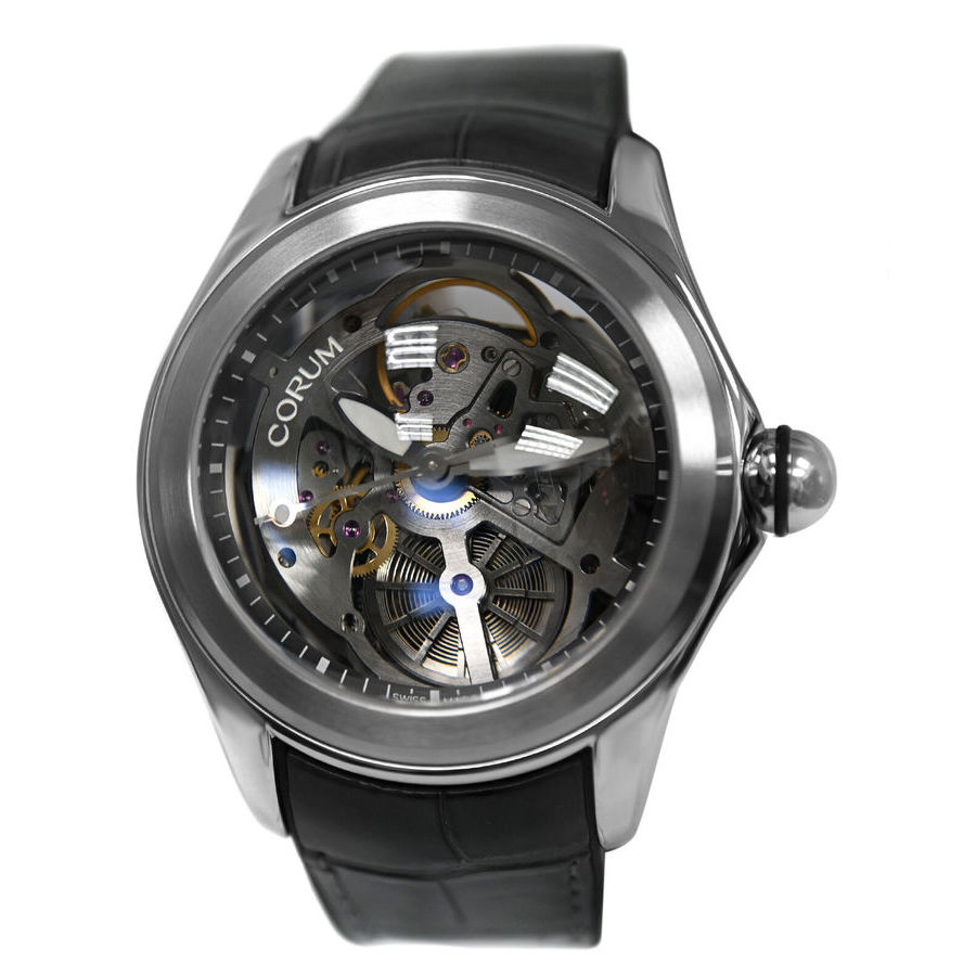 Corum Pre-owned Corum Bubble Heritage Automatic Grey Dial Men's Watch ...