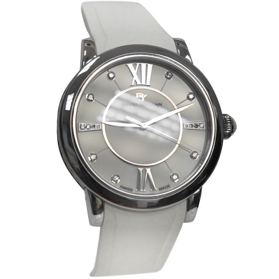 David Yurman Pre-owned David Yurman Classic Quartz Diamond White Dial Ladies Watch T727-M T727-M ...