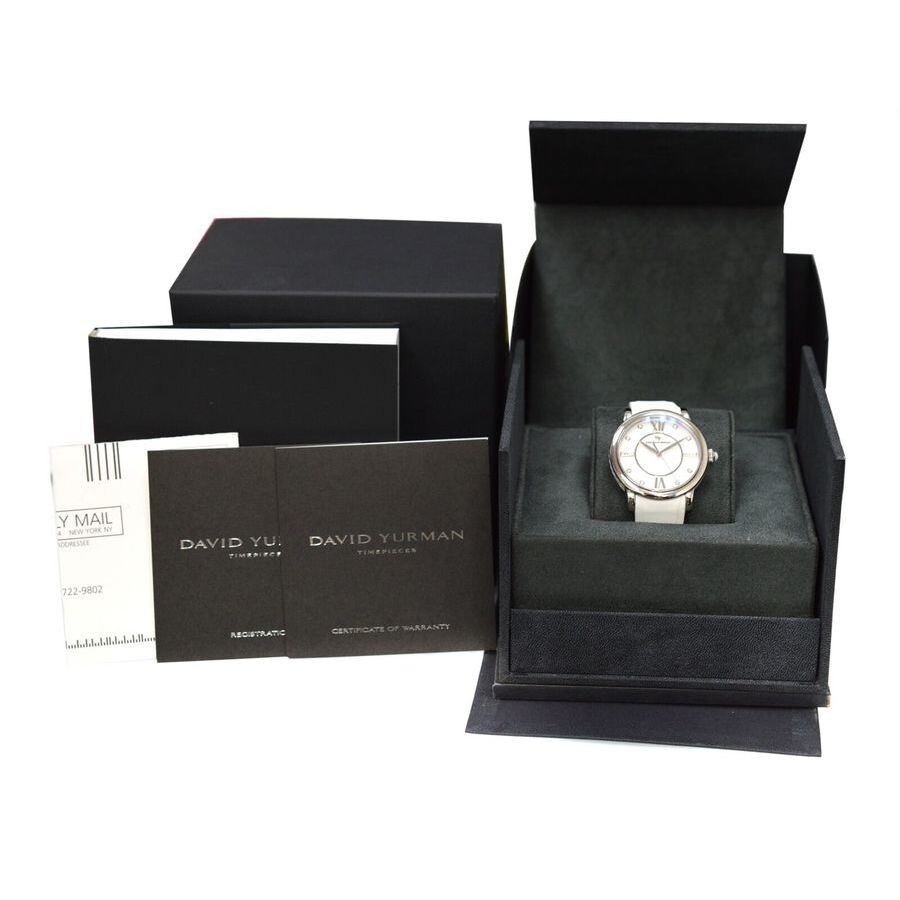 David Yurman Pre-owned David Yurman Classic Quartz Diamond White Dial Ladies Watch T727-M T727-M ...