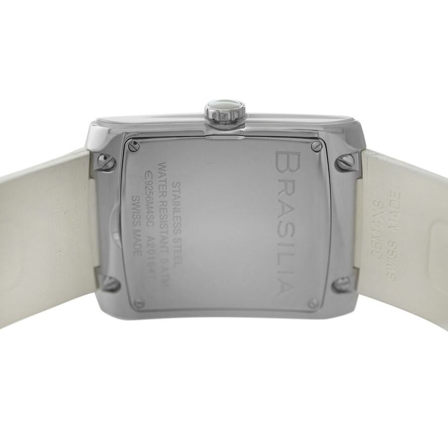 Ebel Pre-owned Ebel Brasilia Quartz Diamond White Dial Ladies Watch ...