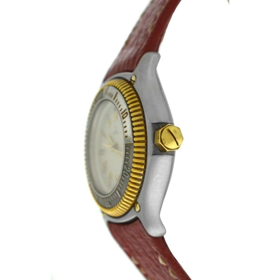 Ebel Pre-owned Ebel Discovery Divers Quartz White Dial Ladies Watch ...