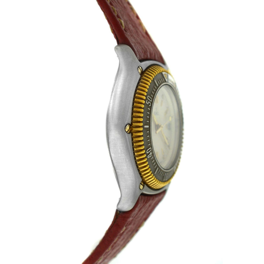 Ebel Pre-owned Ebel Discovery Divers Quartz White Dial Ladies Watch ...
