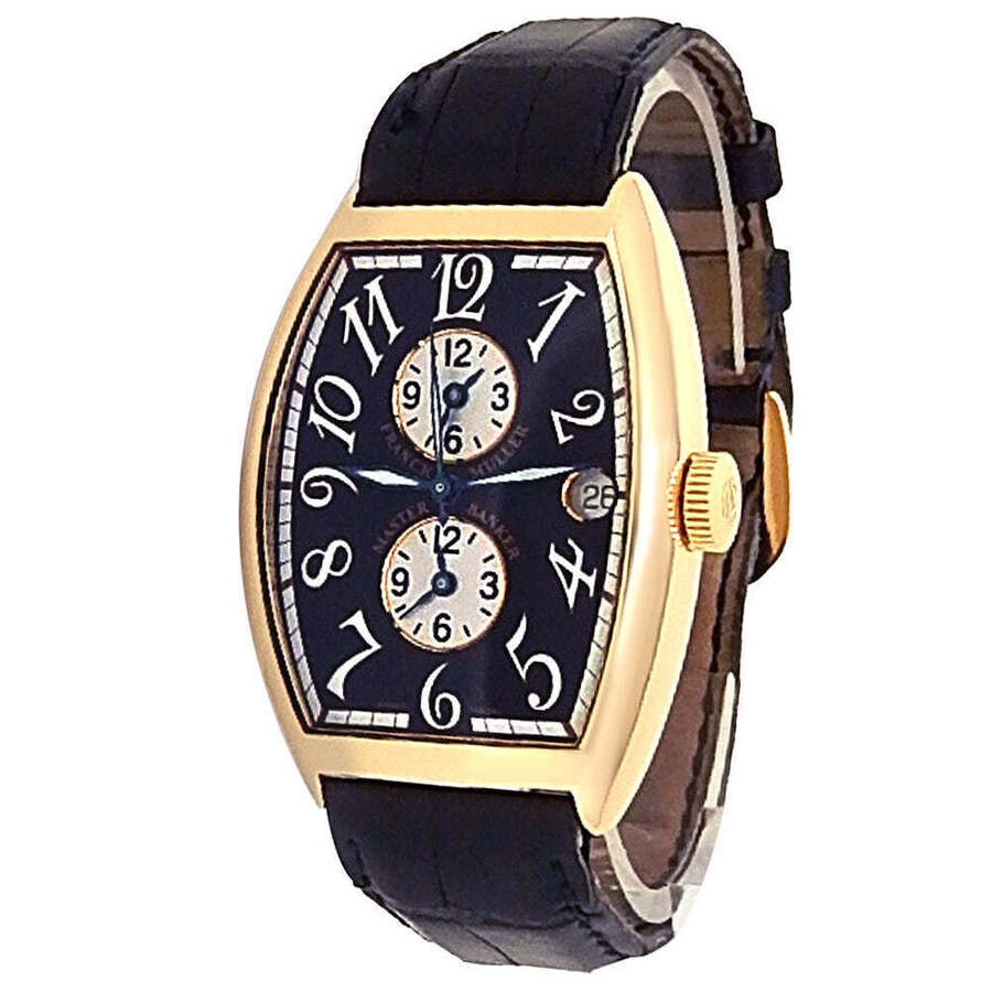 Franck Muller Pre-owned Franck Muller Master Banker Automatic Black ...