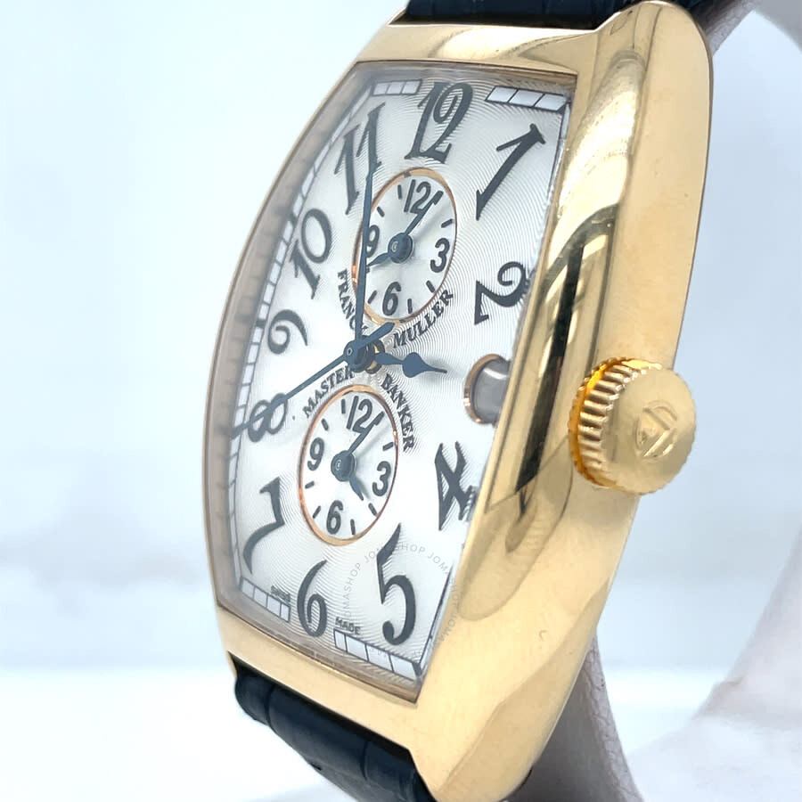 Franck Muller Pre-owned Franck Muller Master Banker Automatic Silver ...