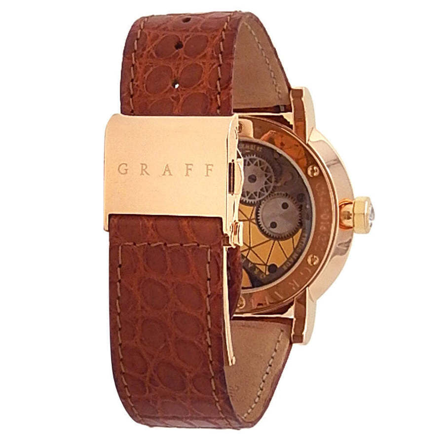 Graff Pre-owned Graff GraffStar Hand Wind White Dial Men's Watch ...