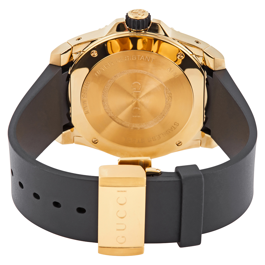 Gucci Pre-owned Gucci Dive Black (Serpentine Motif) Dial Men's Watch ...