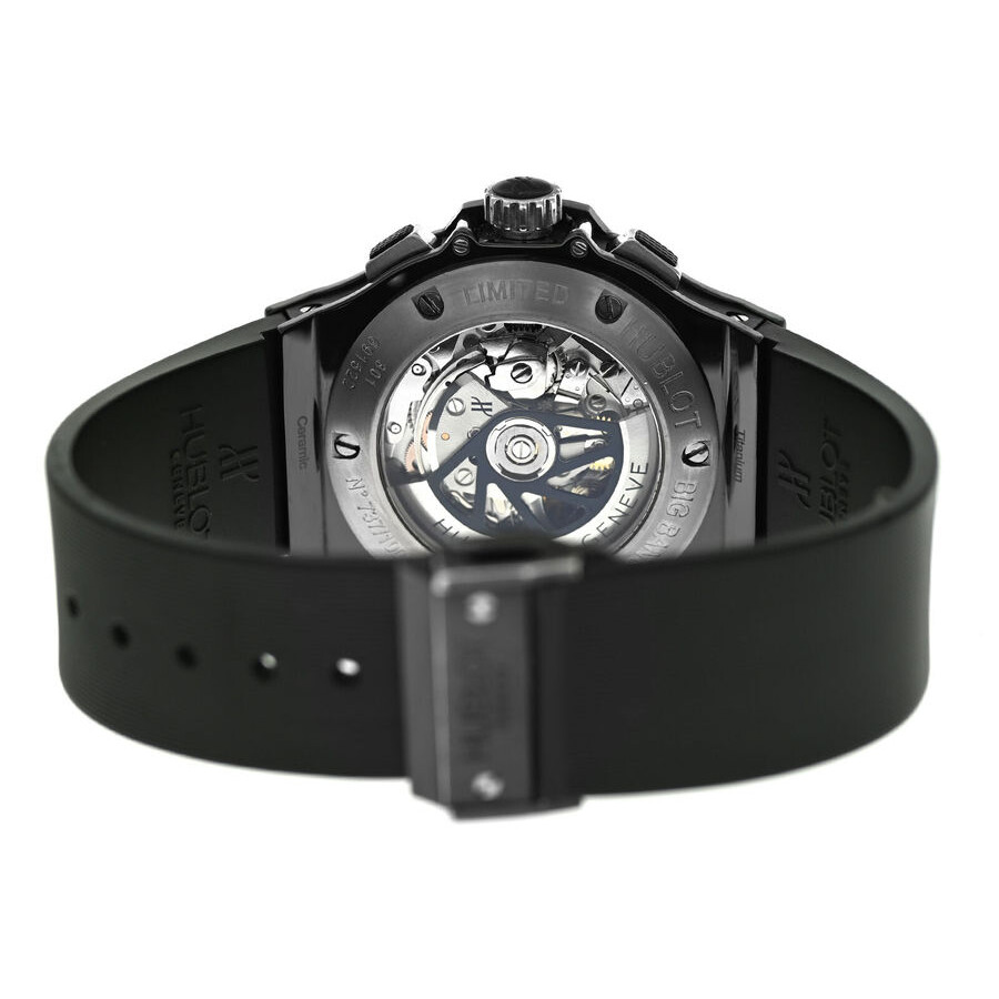 Hublot Pre-owned Hublot Big Bang Luna Rossa Chronograph Black Carbon Fuber Dial Men's Watch 301 ...