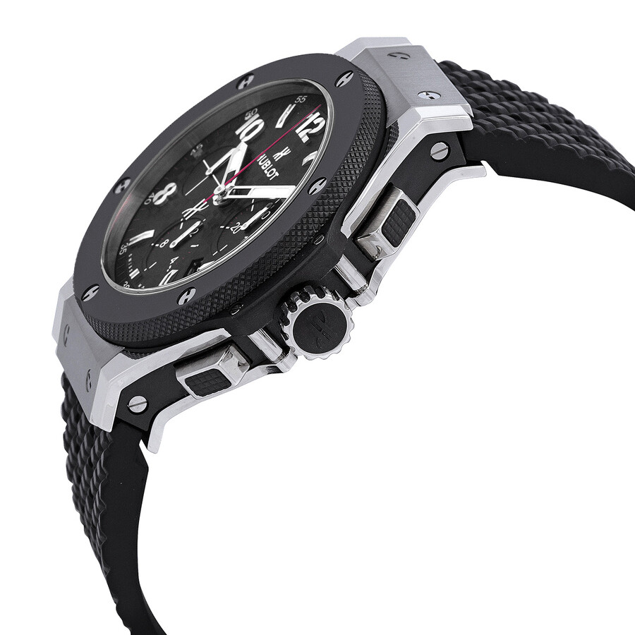 Hublot Pre-owned Big Bang Steel Ceramic Chronograph Automatic Men's Watch 301.SB.131.RX - Pre ...