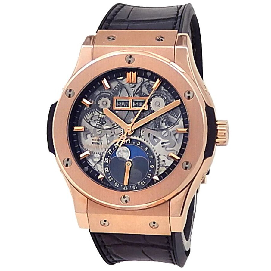 Hublot Pre-owned Hublot Classic Fusion Aerofusion Silver-tone Dial Men ...