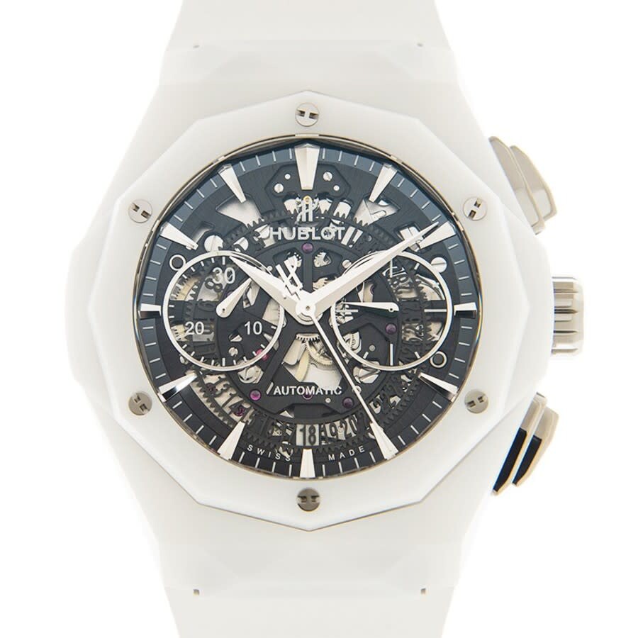 Hublot Pre-owned Hublot Classic Fusion Chronograph Transparent Dial Men ...