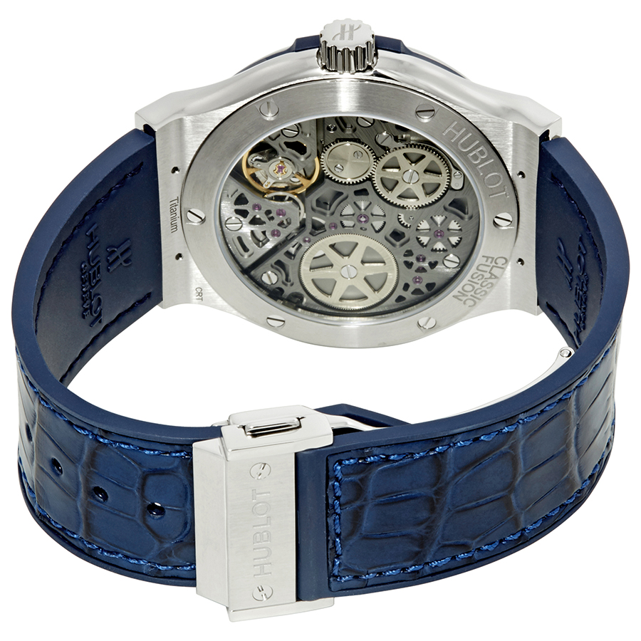 Hublot Pre-owned Hublot Classic Fusion Power Reserve Hand Wind Blue ...