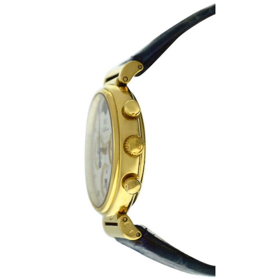 IWC Pre-owned IWC DaVinci Chronograph Quartz White Dial Ladies Watch ...