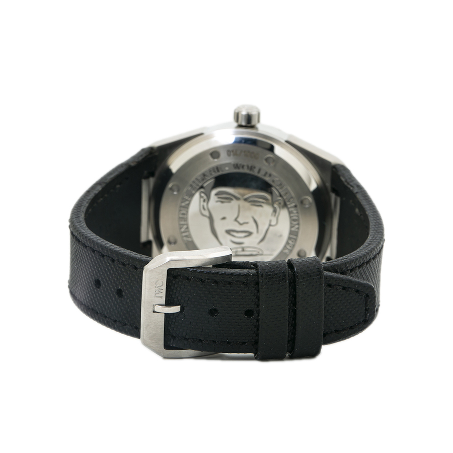IWC Pre-owned IWC Ingenieur Edition Zinedine Zidane Automatic Blue Dial ...