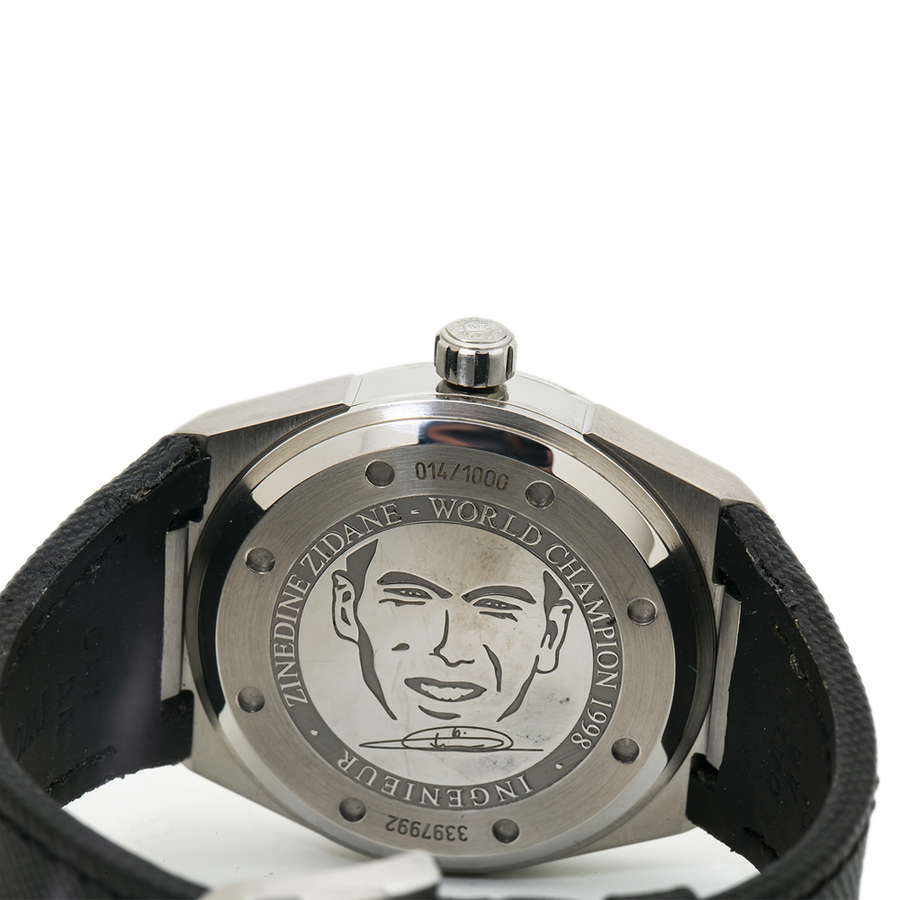 IWC Pre-owned IWC Ingenieur Edition Zinedine Zidane Automatic Blue Dial ...