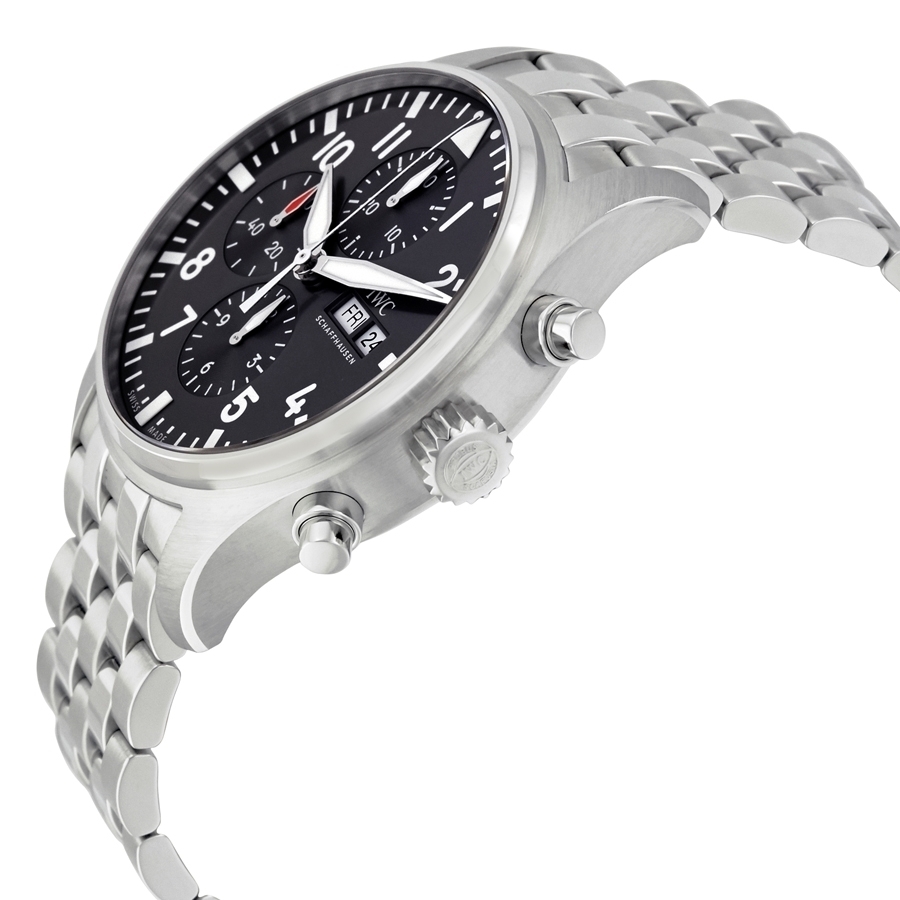 IWC Pre-owned IWC Pilot Spitfire Automatic Chronograph Grey Dial Men's ...