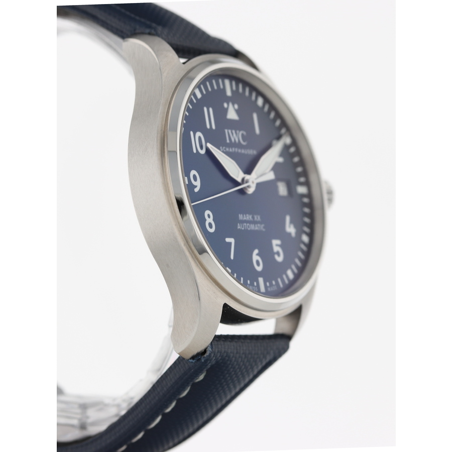 IWC Pre-owned IWC Pilot's Watch Mark XX Automatic Blue Dial Men's Watch ...