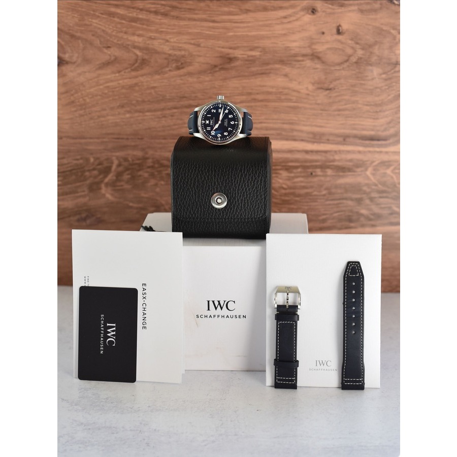 IWC Pre-owned IWC Pilot's Watch Mark XX Automatic Blue Dial Men's Watch ...