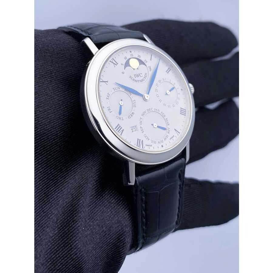 IWC Pre-owned IWC Portofino Hand Wind Grey Dial Men's Watch 2050 ...