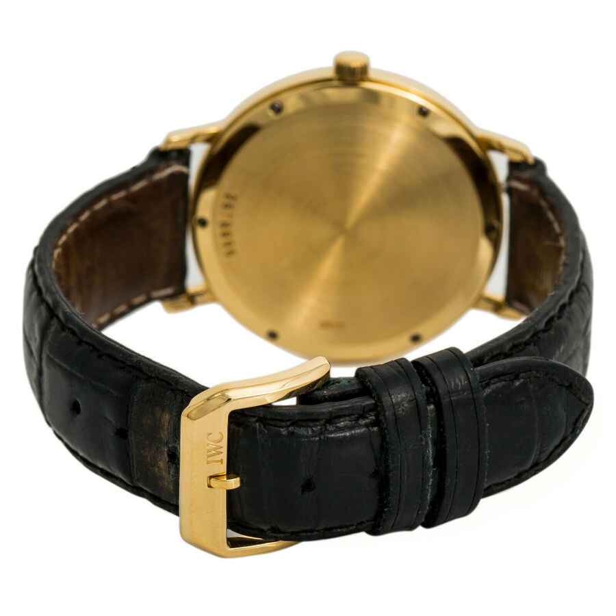 IWC Pre-owned IWC Portofino Hand Wind White Dial Men's Watch 2050 - Pre ...