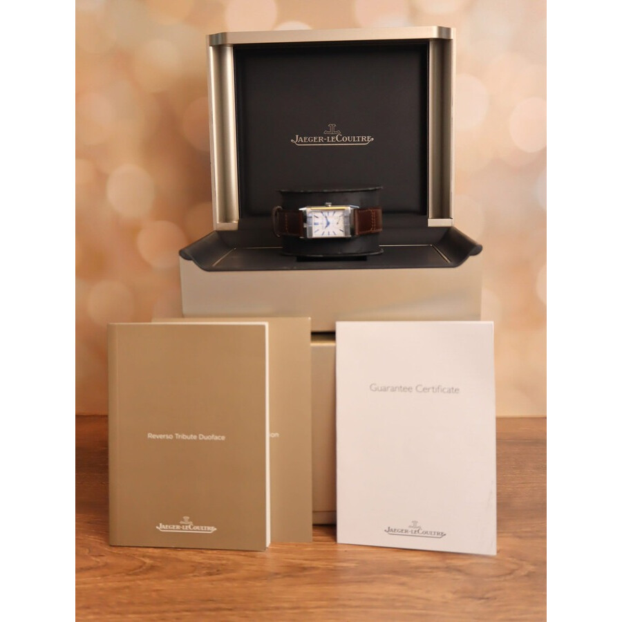 Jaeger LeCoultre Pre-owned Jaeger LeCoultre Reverso Tribute Duoface GMT ...