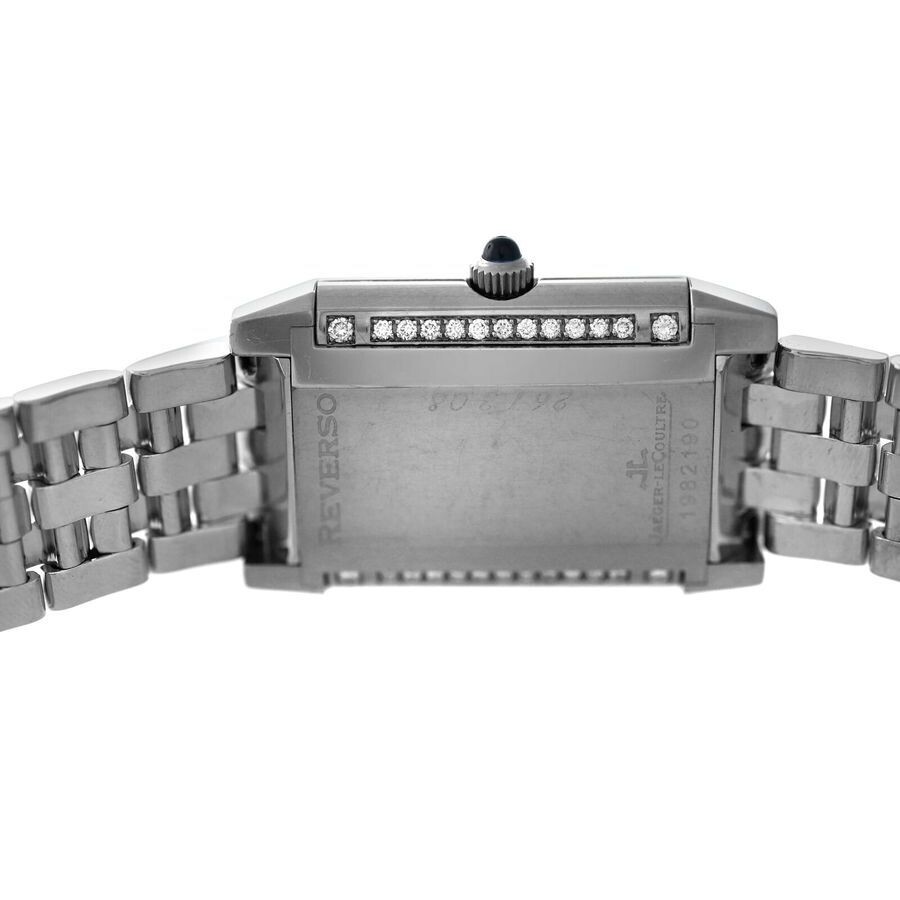 Jaeger-Lecoultre Pre-owned Jaeger-LeCoultre Reverso Quartz Diamond ...