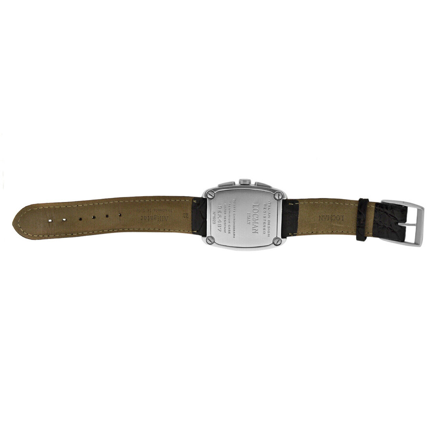 Locman Pre-owned Locman Diamond Chronograph Quartz Black Dial Men's ...