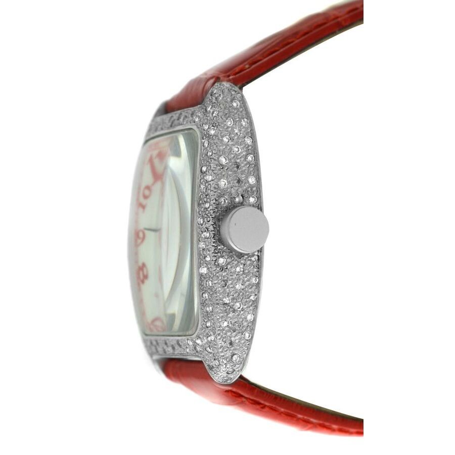 Locman Pre-owned Locman Diamond Quartz White Dial Ladies Watch 488 ...