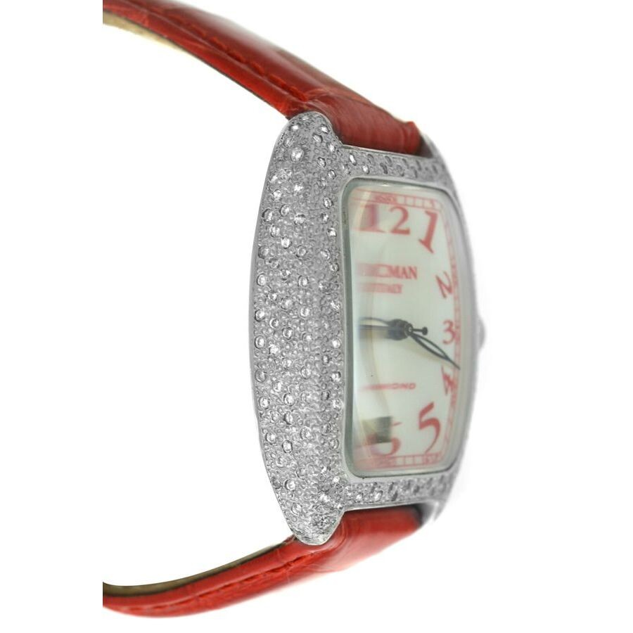 Locman Pre-owned Locman Diamond Quartz White Dial Ladies Watch 488 ...