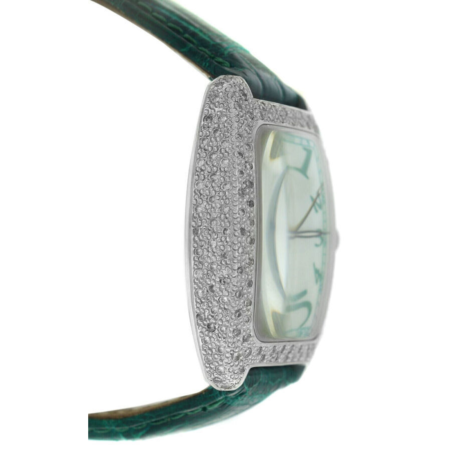Locman Pre-owned Locman Diamond Quartz White Dial Ladies Watch 488 ...