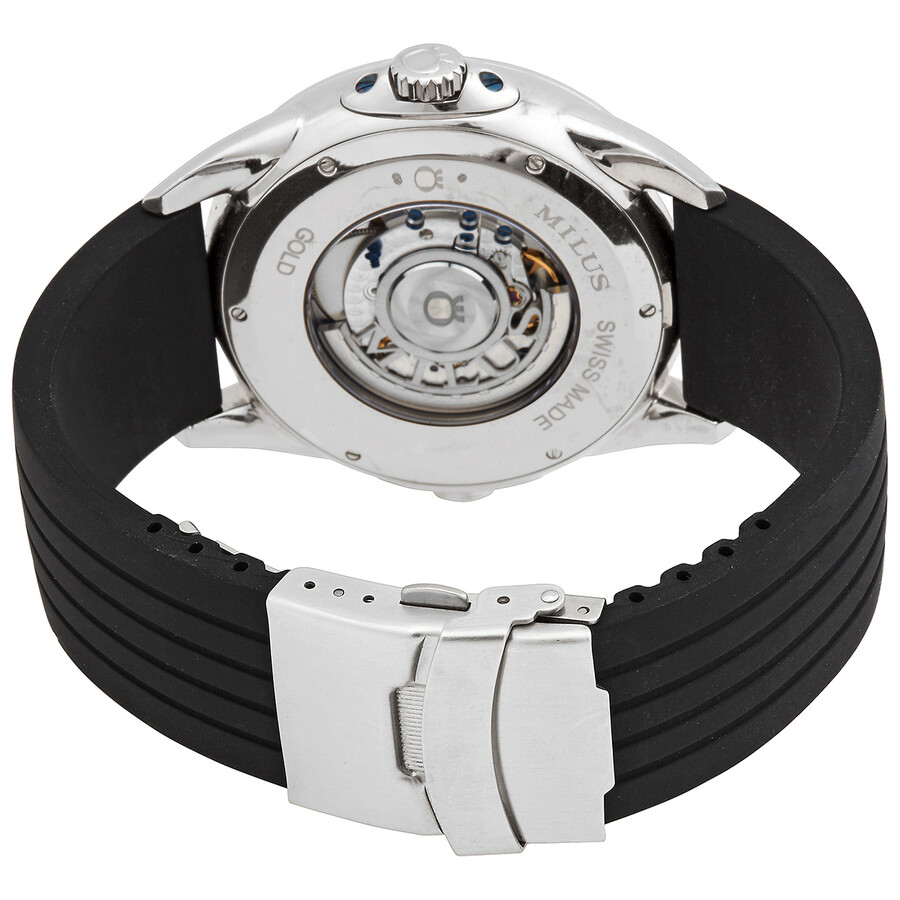 Milus Pre-owned Milus Tirion Triretrograde Automatic Men's Watch TIRI301F - Pre-Owned Watches ...