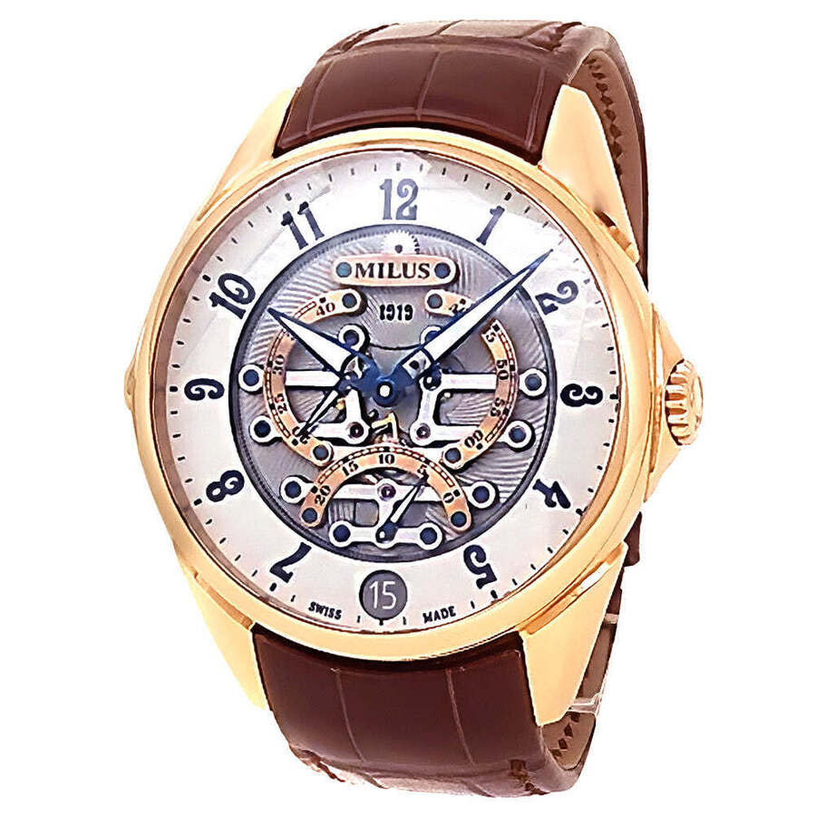 Milus Pre-owned Milus Tirion Triretrograde Chronograph Automatic Men's Watch TIRI-XP01 - Pre ...