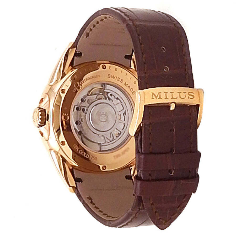 Milus Pre-owned Milus Tirion Triretrograde Chronograph Automatic Men's Watch TIRI-XP01 - Pre ...