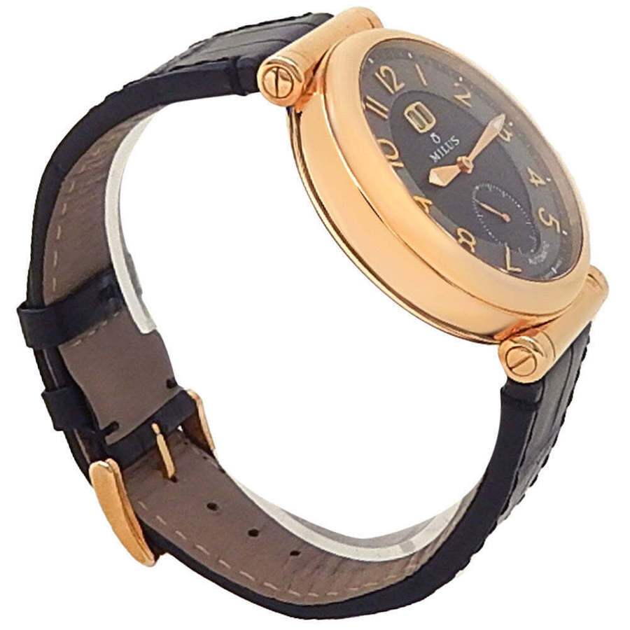 Milus Pre-owned Milus Zetios Automatic Black Dial Men's Watch ZET-ZP01 ...