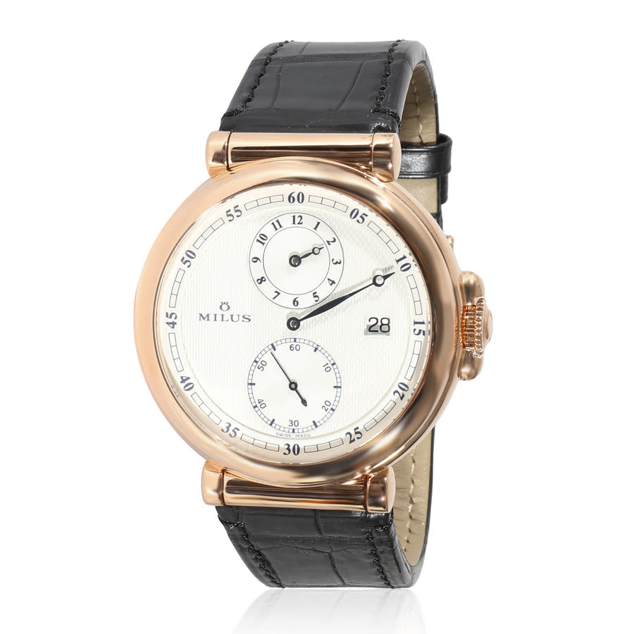 Milus Pre-owned Milus Zetios Automatic Silver Dial Men's Watch ZET-ZP01 ...