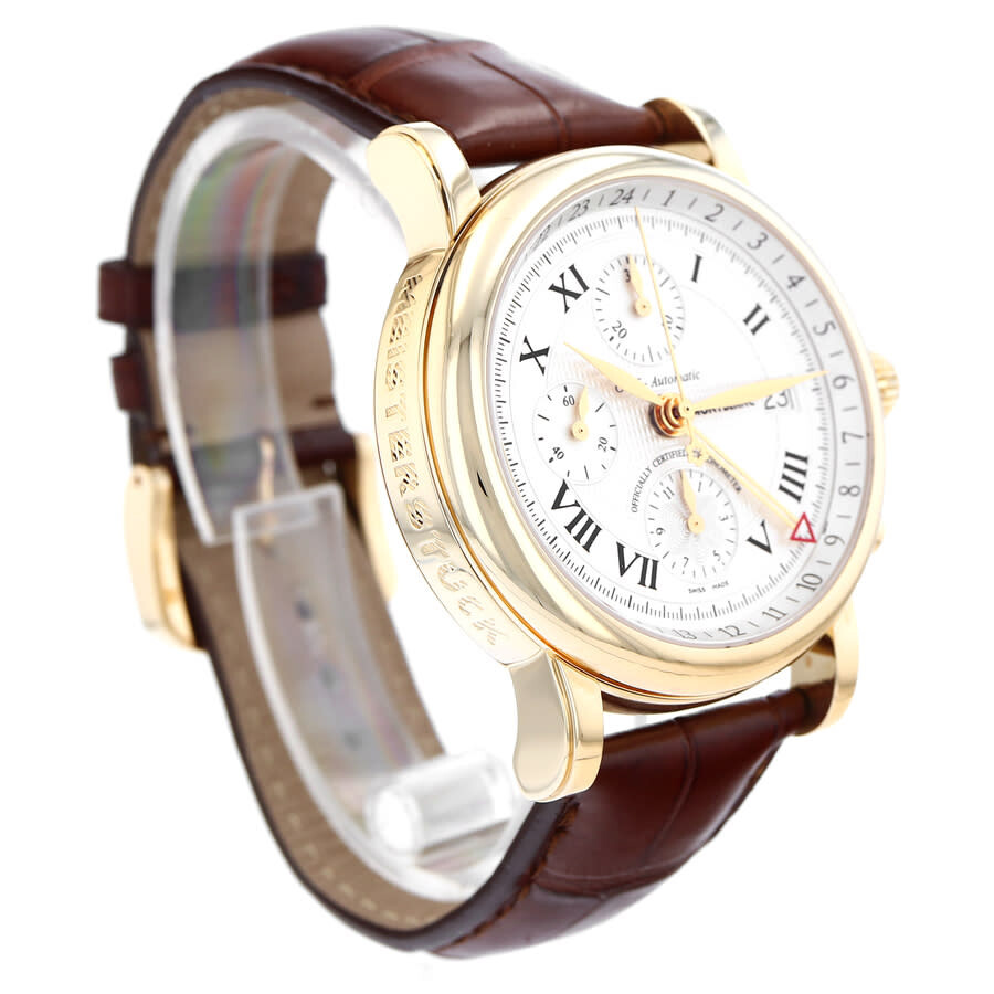 Montblanc Pre-owned Montblanc Star Chronograph Automatic White Dial Men ...