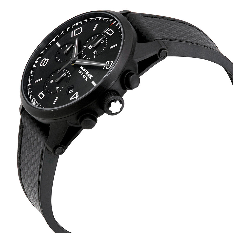 Montblanc Pre-owned Montblanc Timewalker Extreme Chronograph Black Dial ...