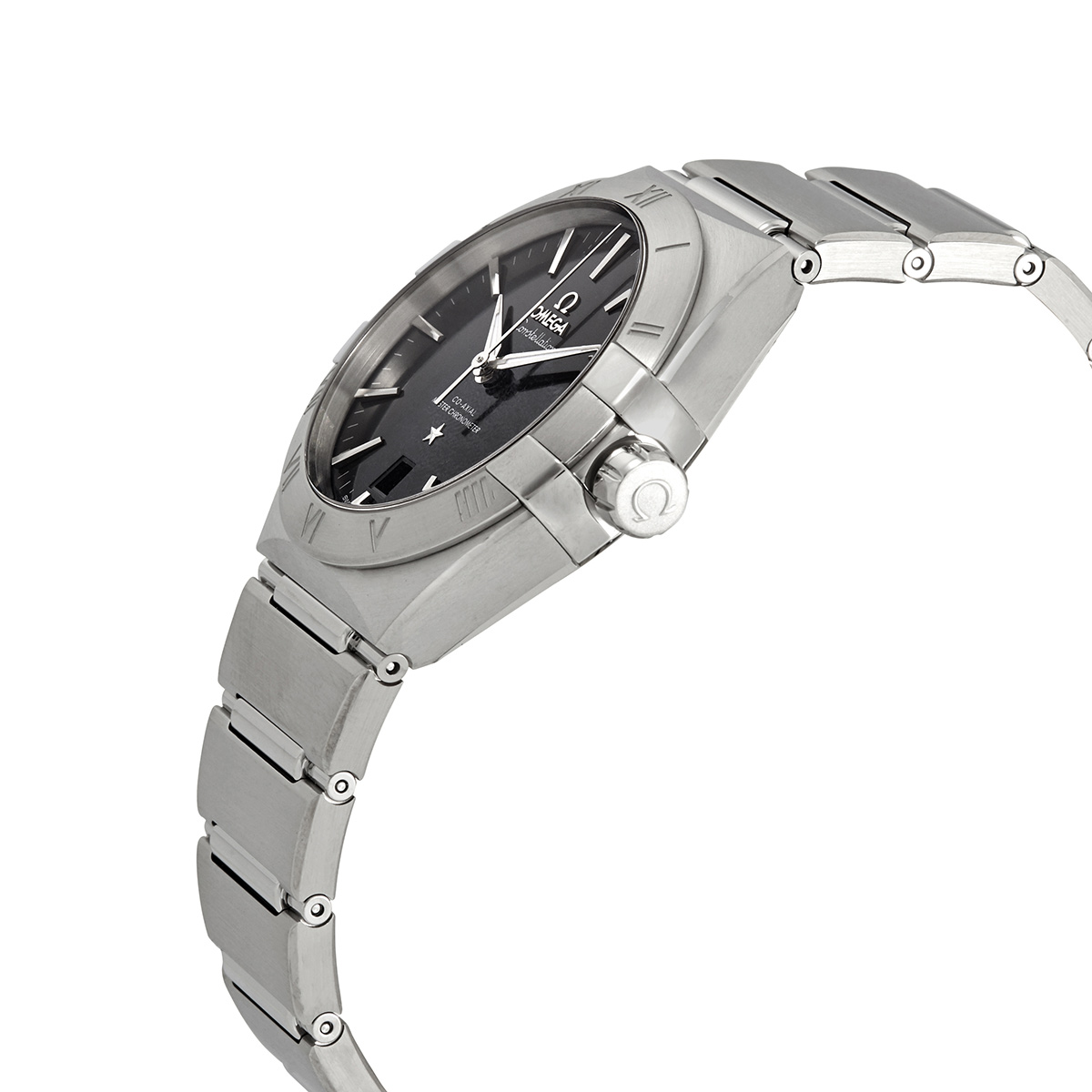 Omega Pre-owned Omega Constellation Automatic Black Dial Men's Watch ...