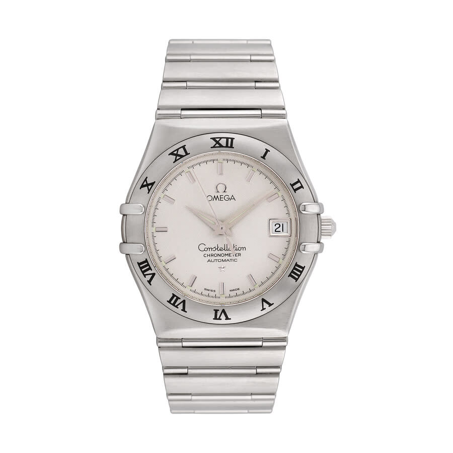 Omega Pre-owned Omega Constellation Automatic Silver Dial Men's Watch ...
