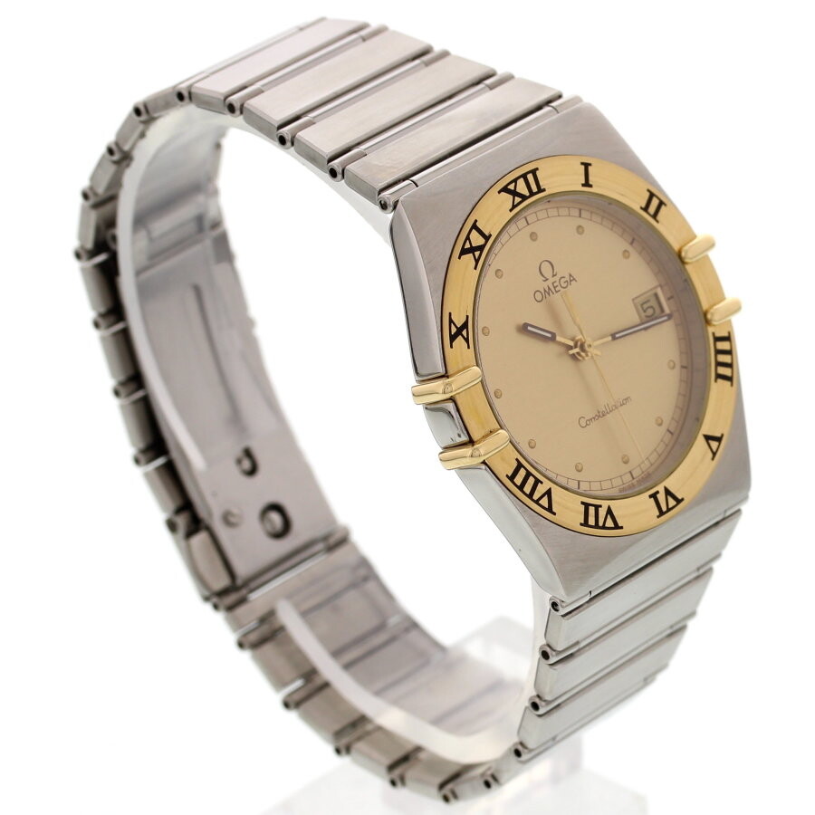 Omega Pre-owned Omega Constellation Gold ToneDial Men's Watch 396.1070. ...