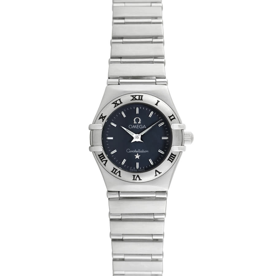 Omega Pre-owned Omega Constellation Quartz Grey Dial Ladies Watch 795. ...