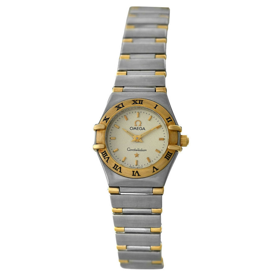 Omega Pre-owned Omega Constellation Quartz White Dial Ladies Watch 795. ...