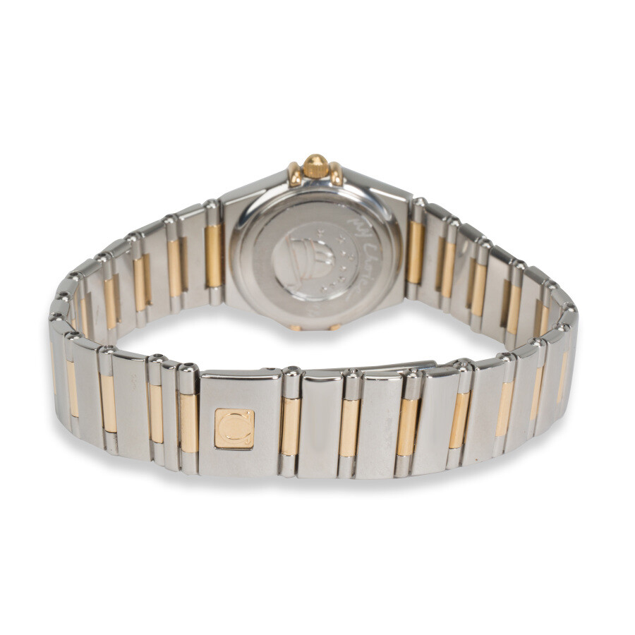 Omega Pre-owned Omega Constellation Rainbow Index White Dial Ladies ...
