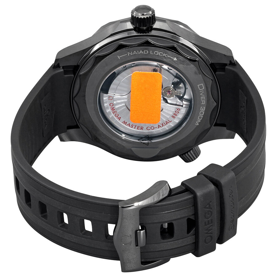 Omega Pre-owned Omega Seamaster Black (Wave Pattern) Dial Men's Watch ...