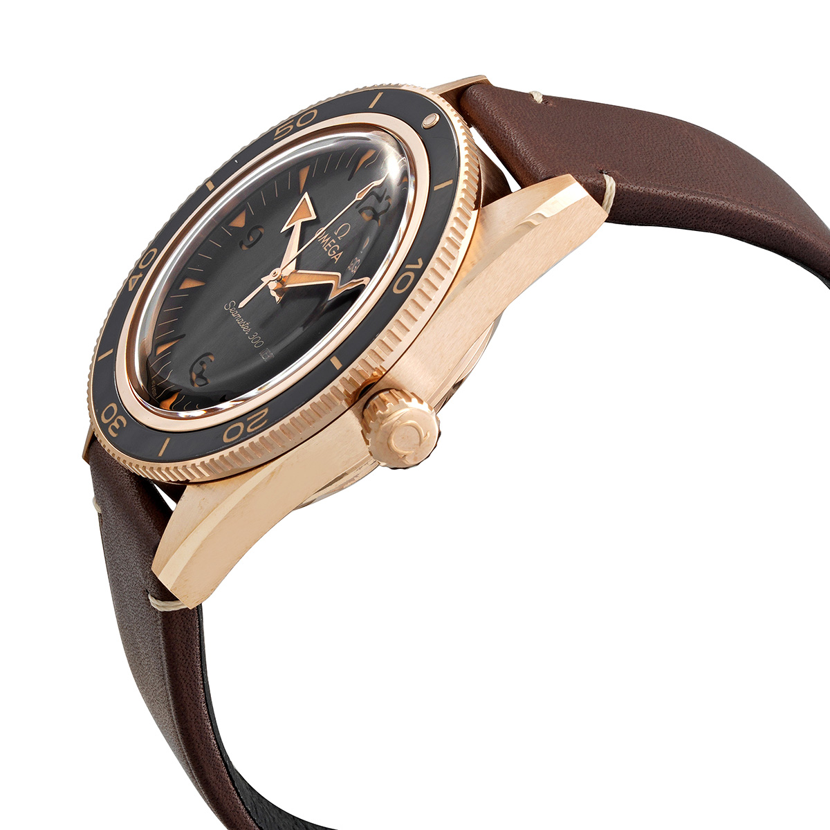 Omega Pre-owned Omega Seamaster Brown Dial Men's Watch 234.92.41.21.10 ...