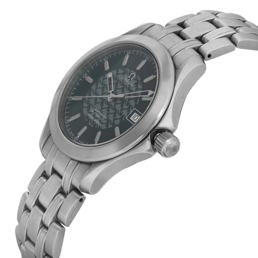 Omega Pre-owned Omega Seamaster Jacques Mayol Quartz Blue Dial Men's ...