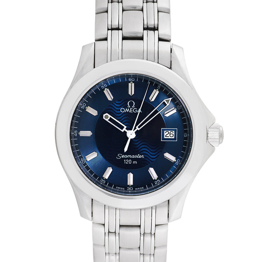 Omega Pre-owned Omega Seamaster Quartz Blue Dial Men's Watch 2511.81 ...