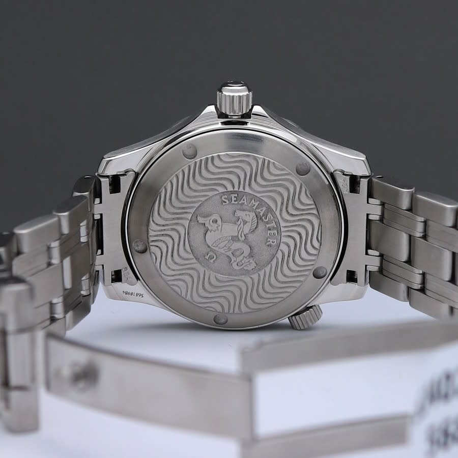 Omega Pre-owned Omega Seamaster Quartz Blue Dial Unisex Watch 2561.80 ...