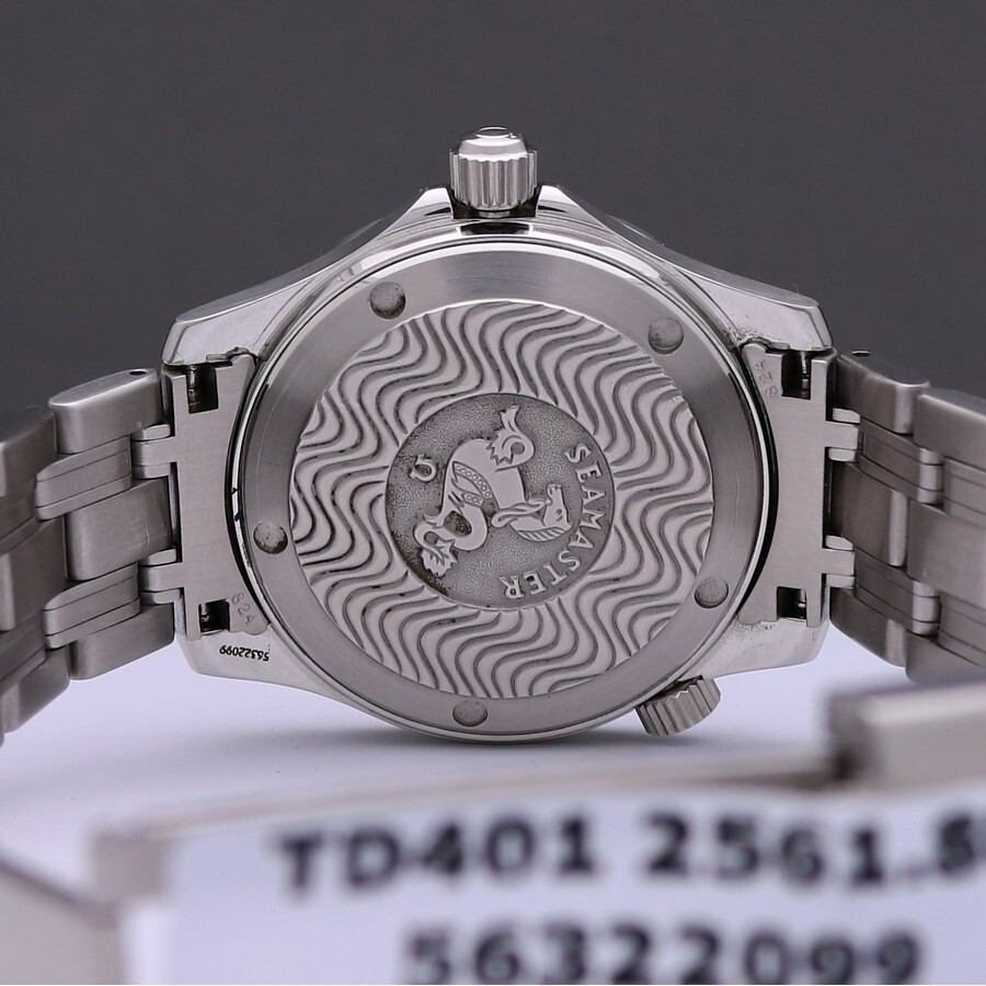 Omega Pre-owned Omega Seamaster Quartz Blue Dial Unisex Watch 2561.80 ...