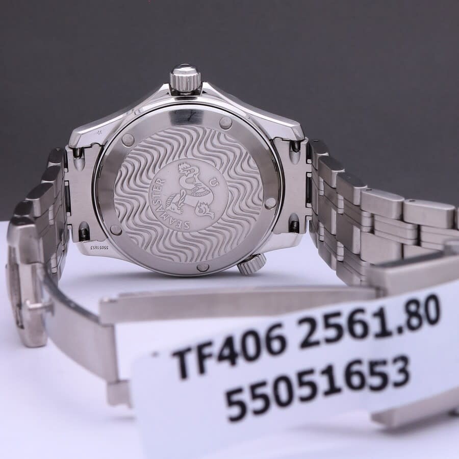 Omega Pre-owned Omega Seamaster Quartz Blue Dial Unisex Watch 2561.80 ...